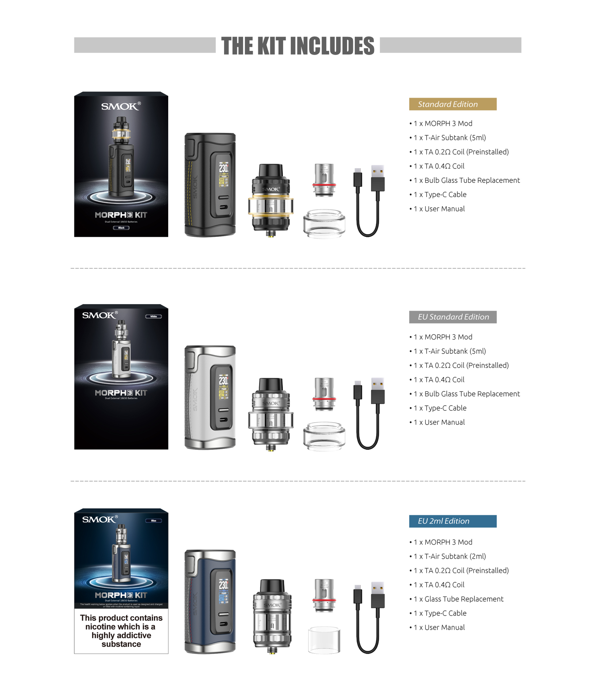Smok Morph 3 Advanced Vape Kit — Vape Shop Birmingham